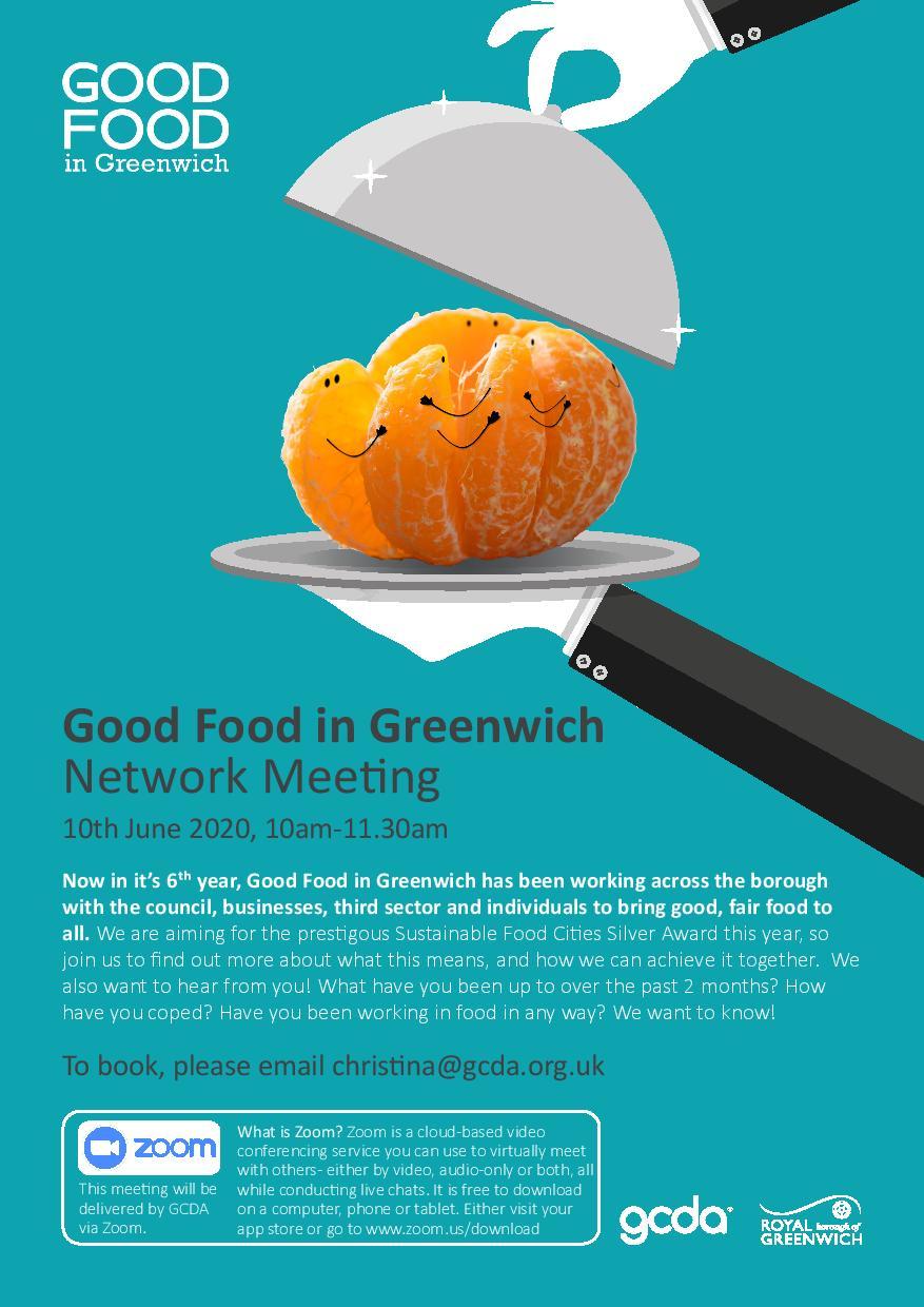 Good Food in Greenwich Network Meeting - GCDA